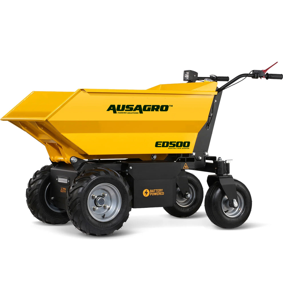 Mini Electric Wheeled Dumper With 500kg Hydraulic Lift Bucket – Aus ...