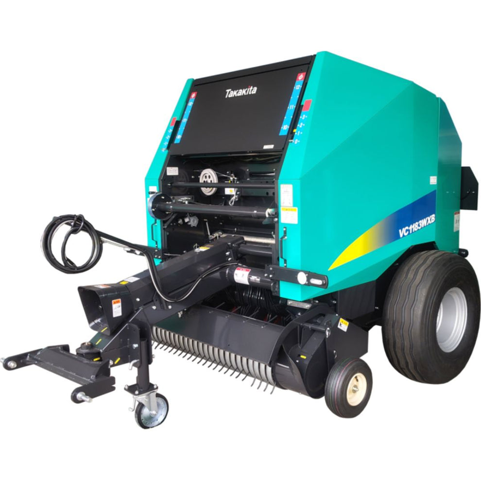 Takakita Variable Size Round Baler | VR1183WXB – Aus Agro Farming Solutions
